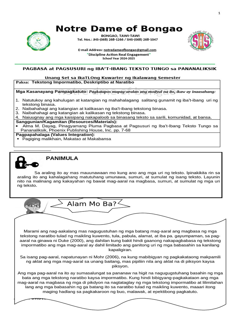 Week1 3 (2ndsem) | PDF