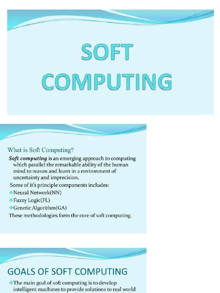 Soft Computing | PDF