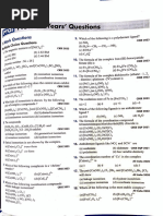 Coordination Compounds PYQS | PDF | Coordination Complex | Ligand