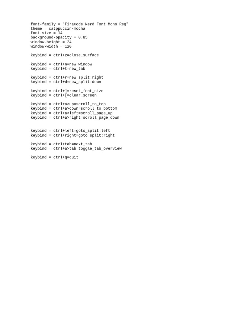 Ghostty Terminal | PDF