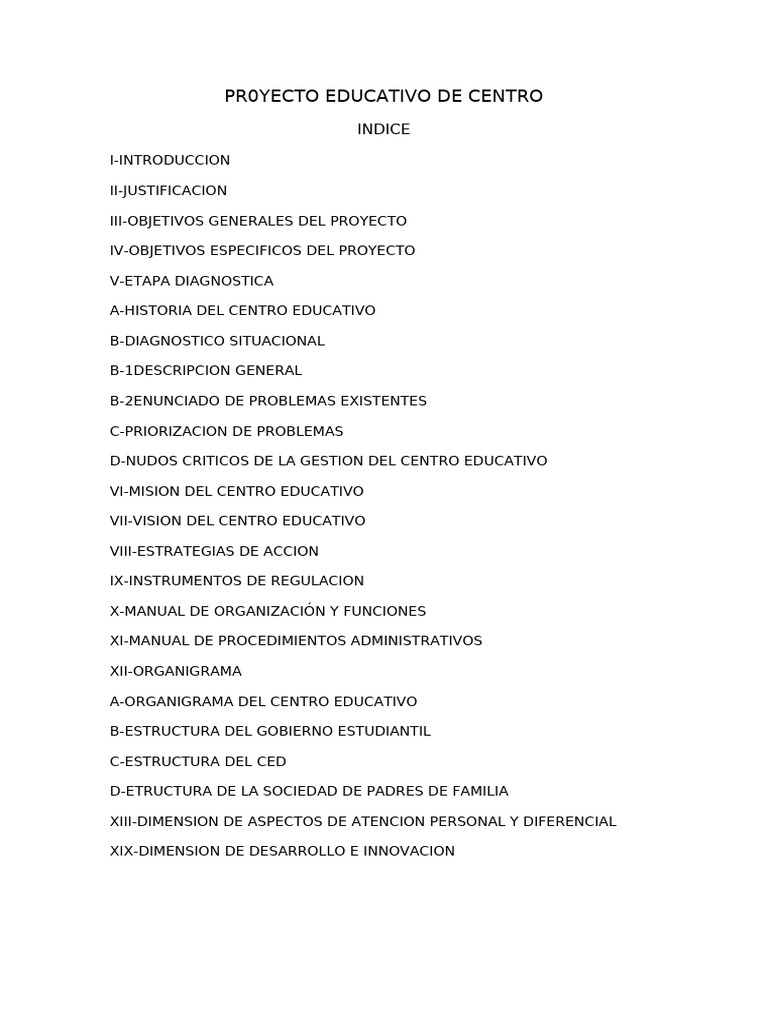 Indice Del Pec | PDF