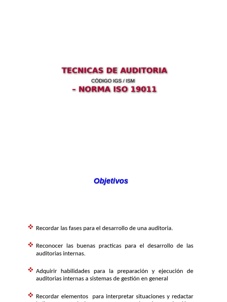 Tecnicas de Auditoria | PDF | Auditoría | Contralor