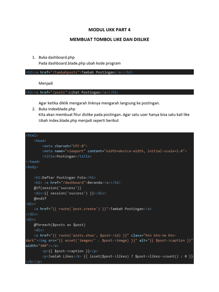 Modul Belajar Laravel Part 4 | PDF | Image Processing | Imaging