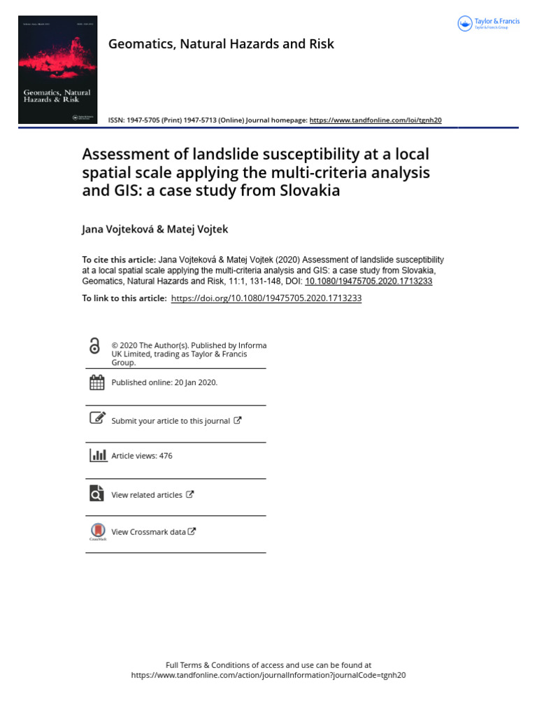 2020-GNHR-Assessment of landslide susceptibility at a local spatial scale applying the multi ...