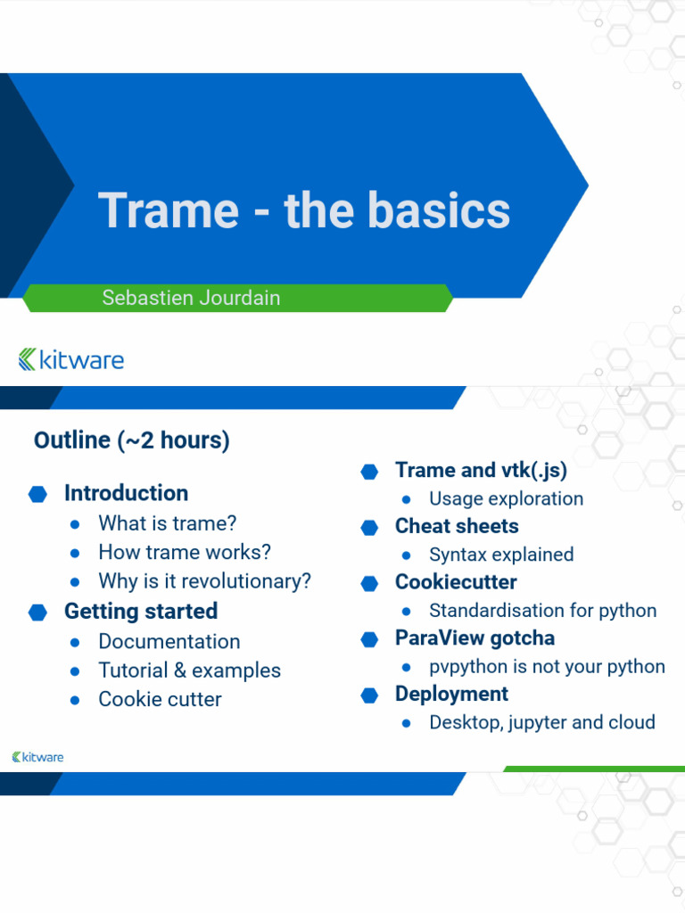 Introduction To Trame | PDF | Application Software | Python (Programming Language)