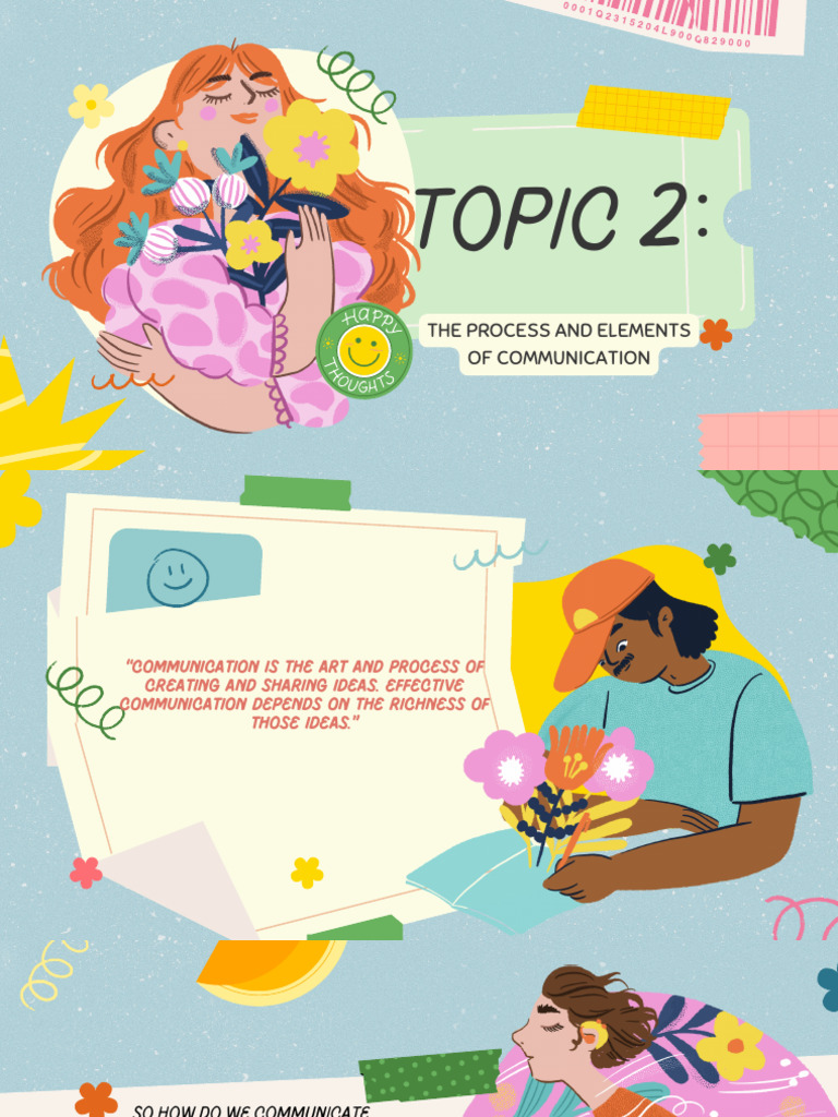 Topic 2 THE PROCESS AND ELEMENTS OF COMMUNICATION | PDF | Communication ...
