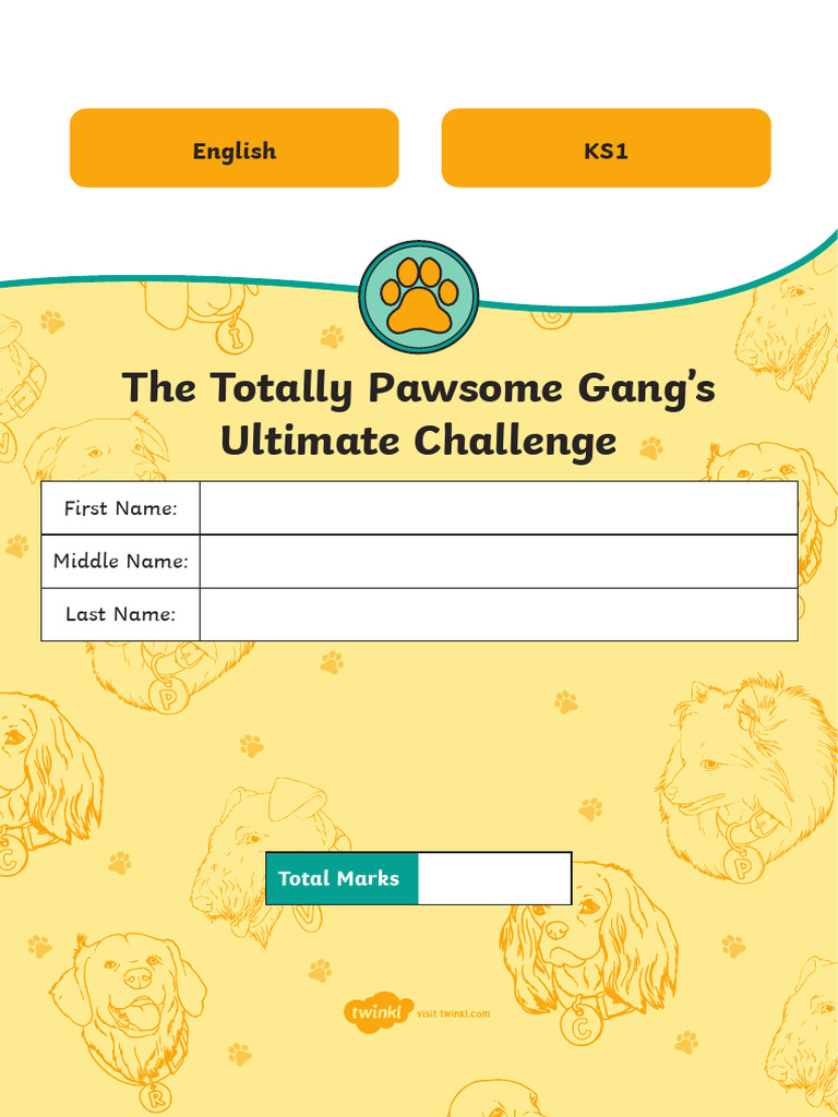 The Totally Pawsome Gangs Ultimate Challenge | PDF