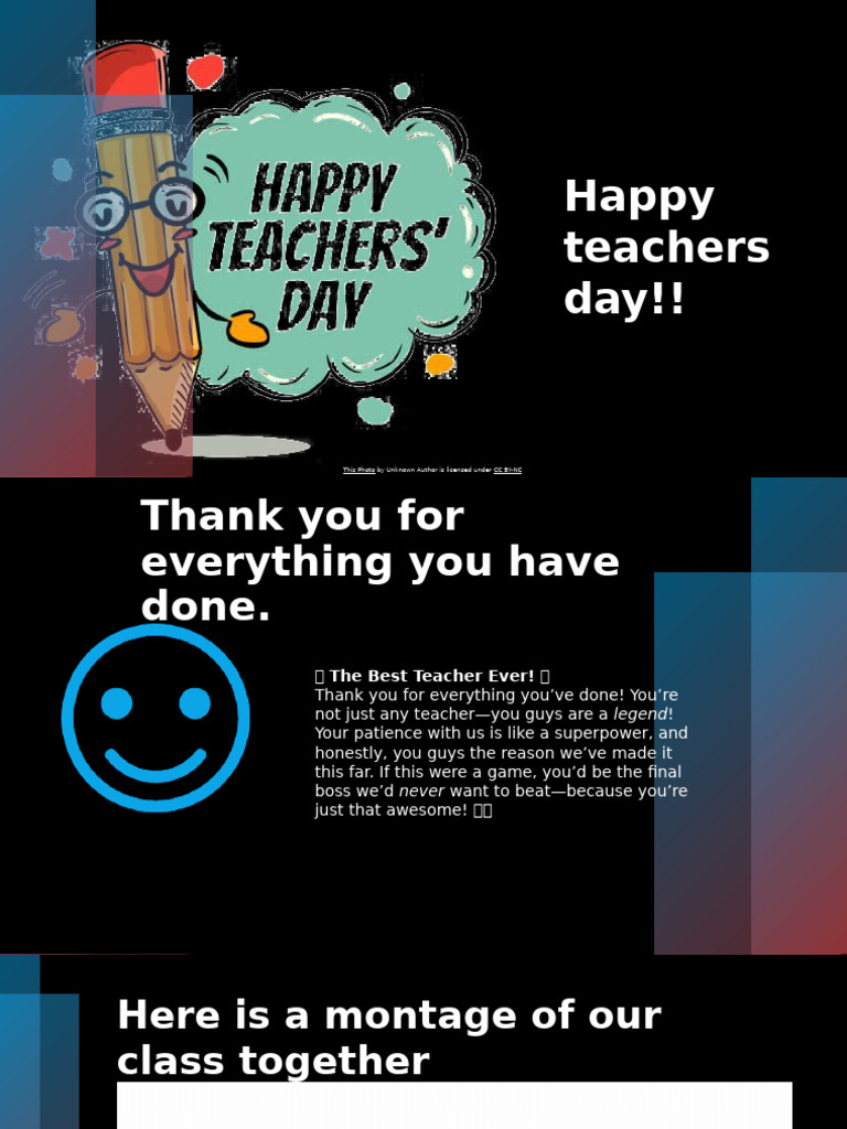 Teachers Day | PDF