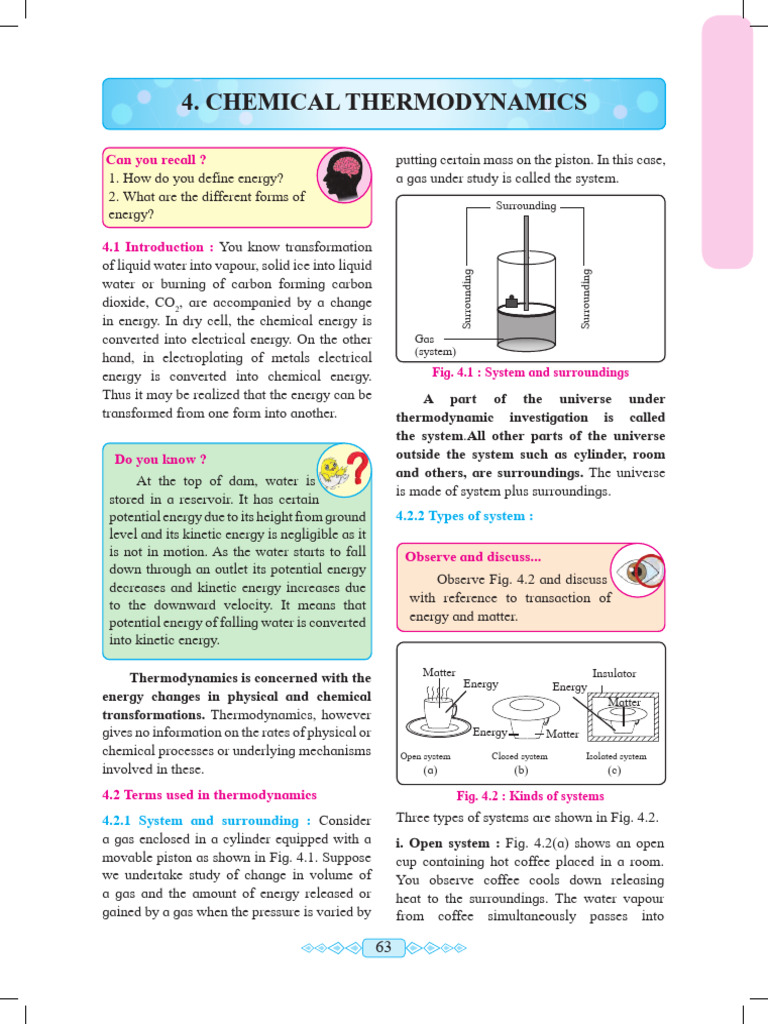 Chemical Thermodynamics | PDF | Melting | Heat