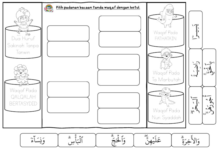 Aktiviti - Bacaan Ketika Waqaf THN1 | PDF
