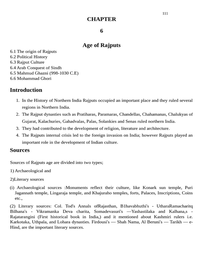 Age of Rajputs (First Year) | PDF | Caliphate
