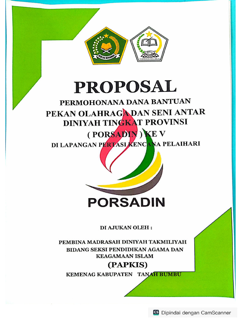 Proposal Porsadin Tahun 2024 | PDF