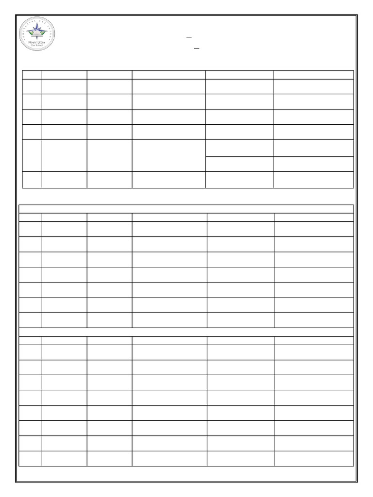 Mlzsa Cbse Board Exam Datesheet 2025 | PDF
