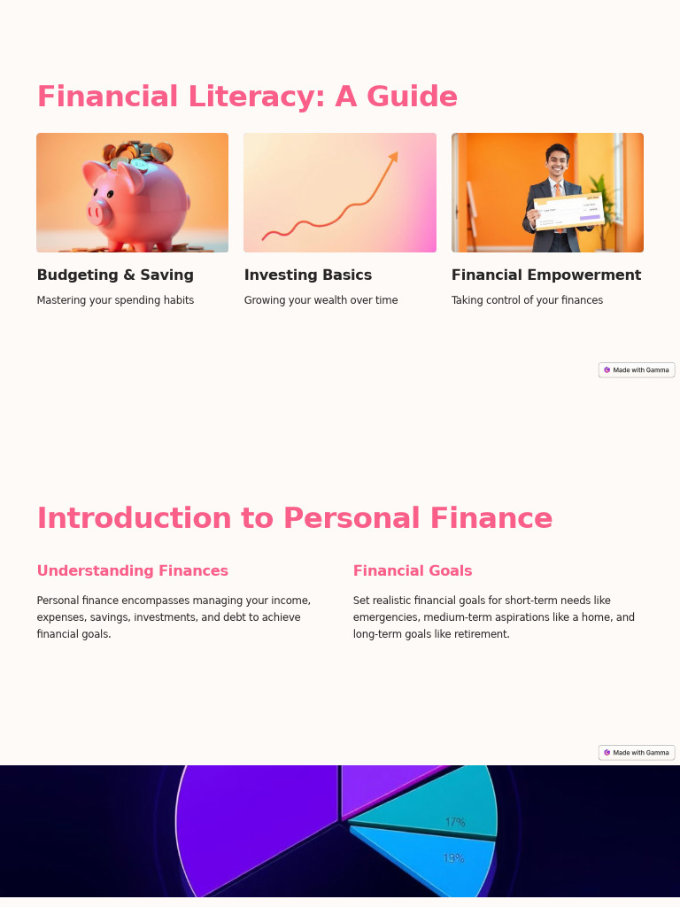 Essential Guide to Financial Literacy | PDF | Retirement | Insurance