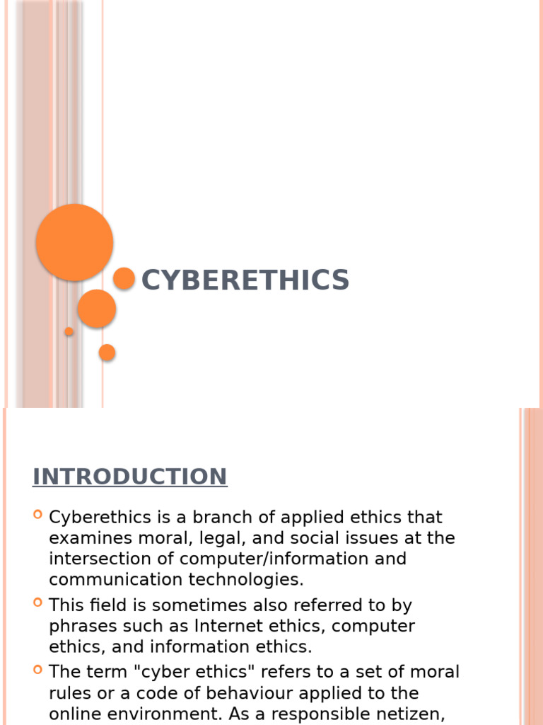 Cyber Ethics | PDF | Open Source | Free Software