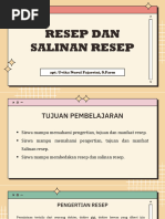 Panduan Lengkap Salinan Resep | PDF