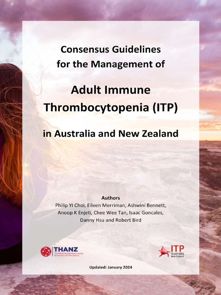 2024.01 ITP Treatment Guidelines Web | PDF