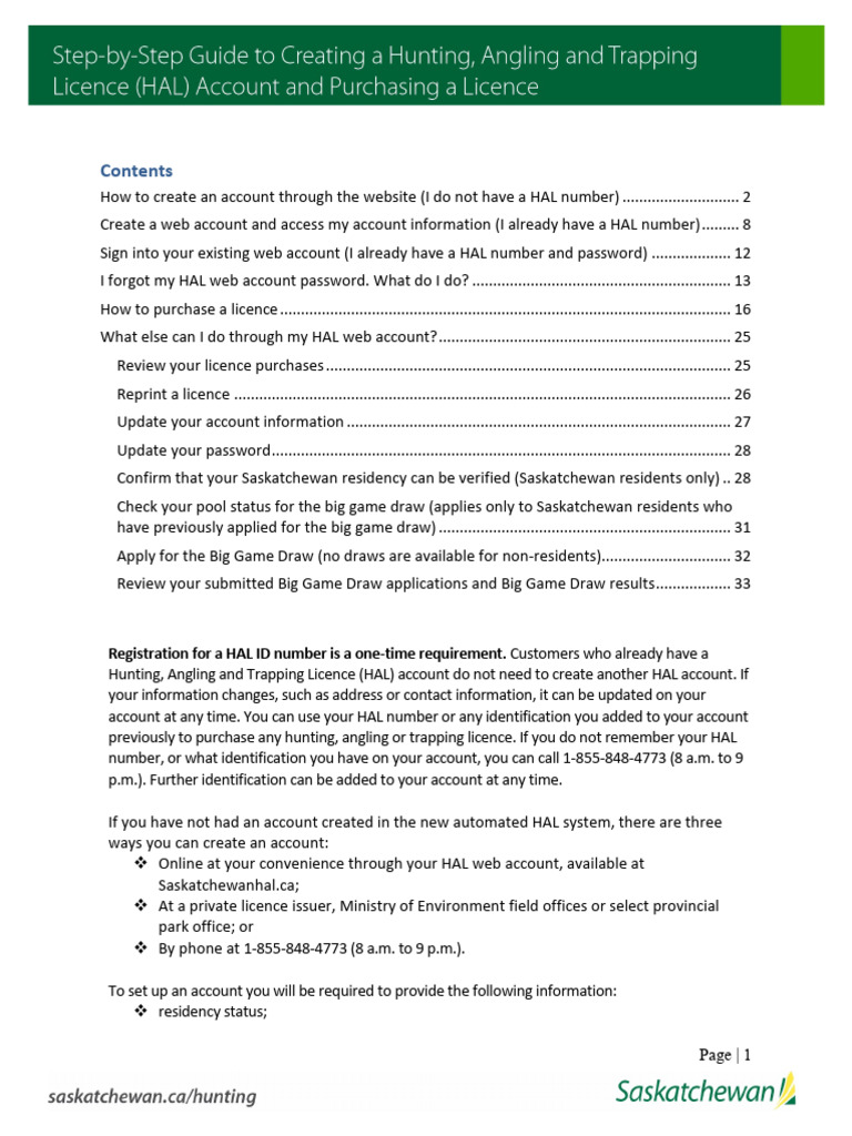 2021 HAL Guide To Creating An Account and Purchasing A Licence | PDF ...