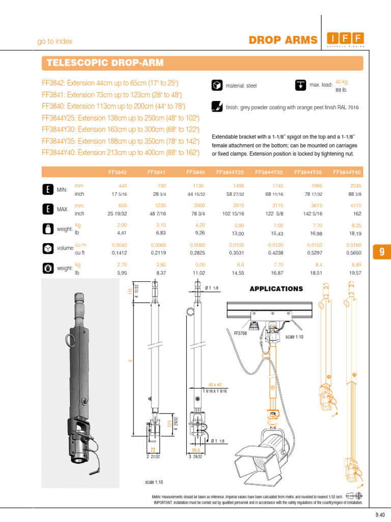 Telescopic Drop-Arm | PDF