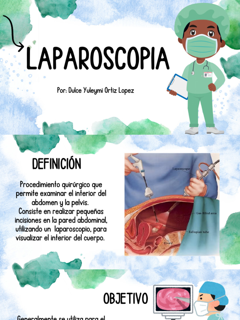 Laparoscopia: Procedimiento y Cuidados | PDF | Medicina CLINICA ...