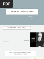 Classical Conditioning: Pavlov & Watson | PDF | Classical Conditioning ...