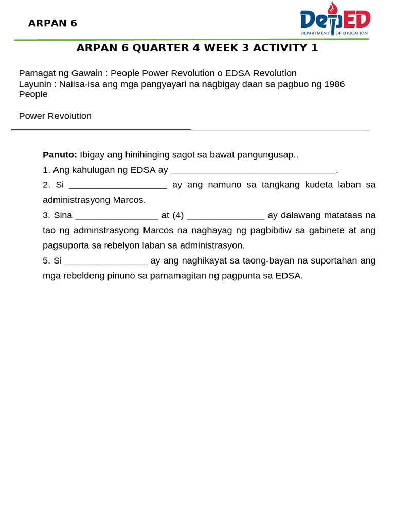 Ap 6 Week 3 | PDF