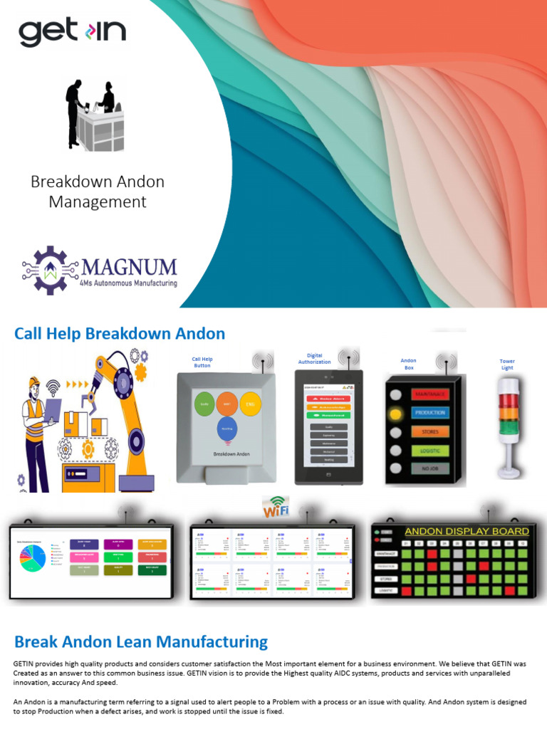 Andon System for Lean Manufacturing | PDF