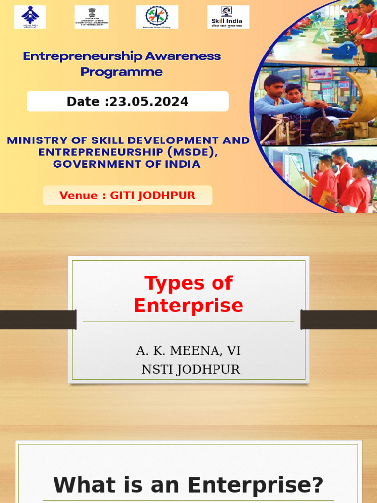 Types of Enterprise | PDF