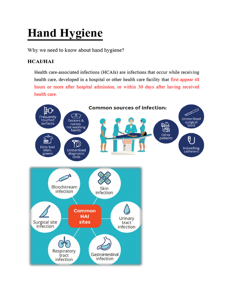 hand hygiene | PDF | Hospital Acquired Infection | Hand Washing