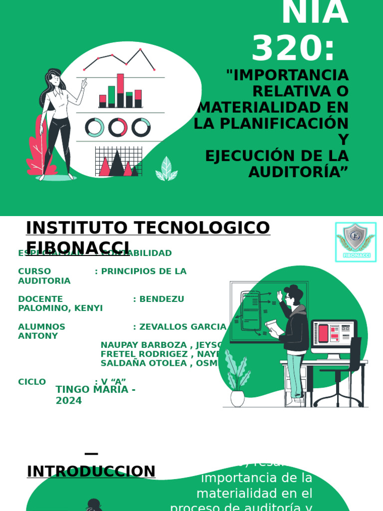 Nia 320 | PDF | Auditoría | Contabilidad