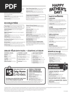 Donatos Carryout Menu | PDF | Pizza | Sausage