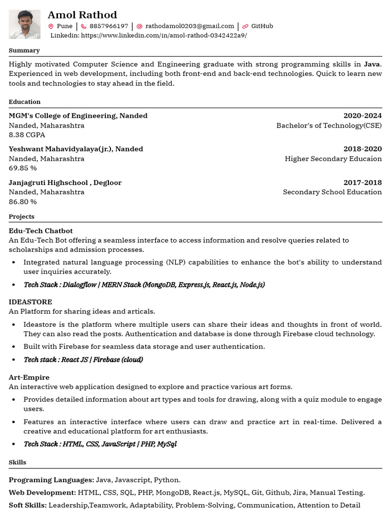 Download Resume | PDF | Web Development | World Wide Web