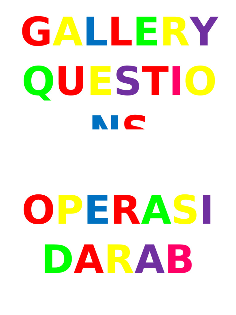 Operasi Darab | PDF