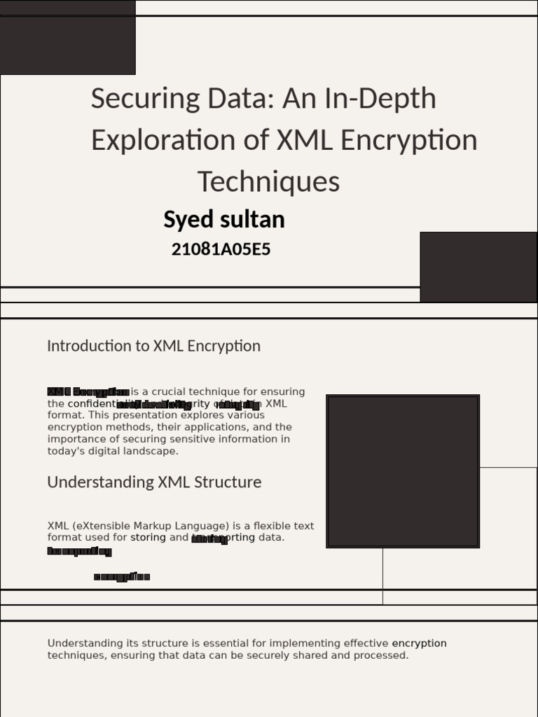 XML Encryption Techniques Guide | PDF