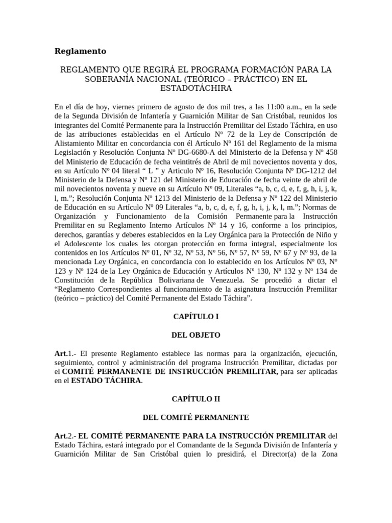 Reglamento FSN | PDF | Enseñando | Evaluación