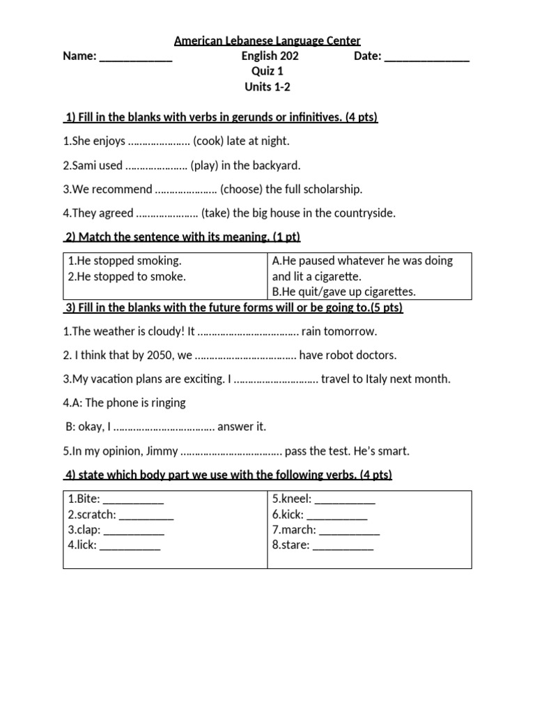 English 202 quiz 1 | PDF