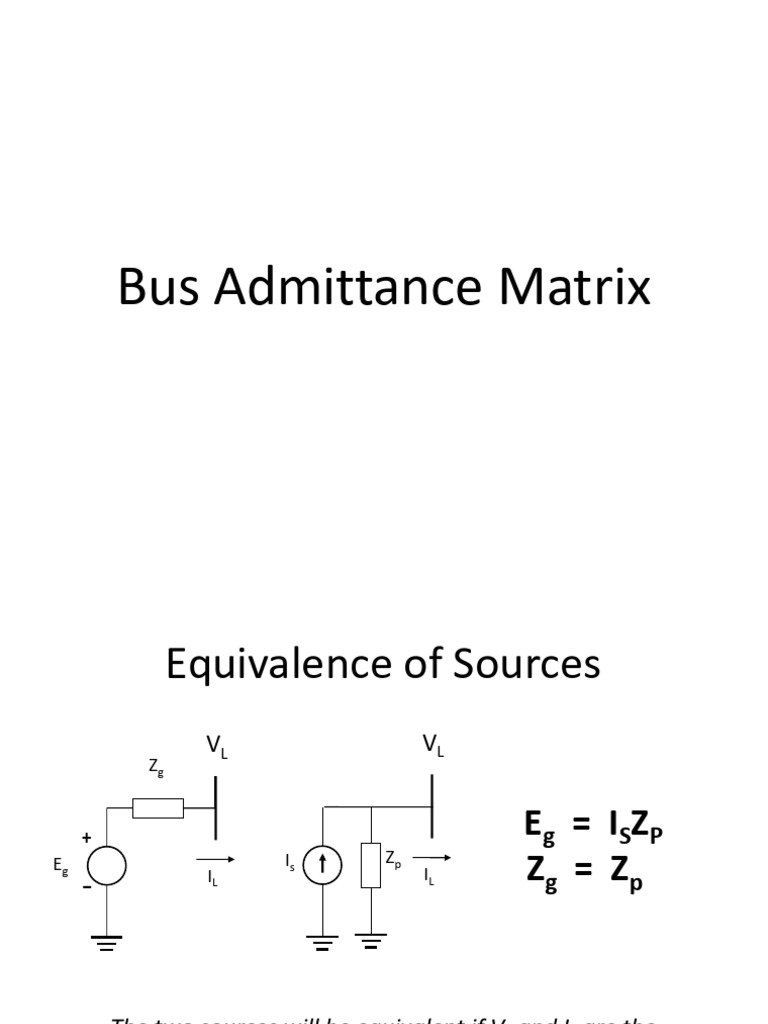 Y-Bus Matrix | PDF | Electrical Circuits | Computer Engineering