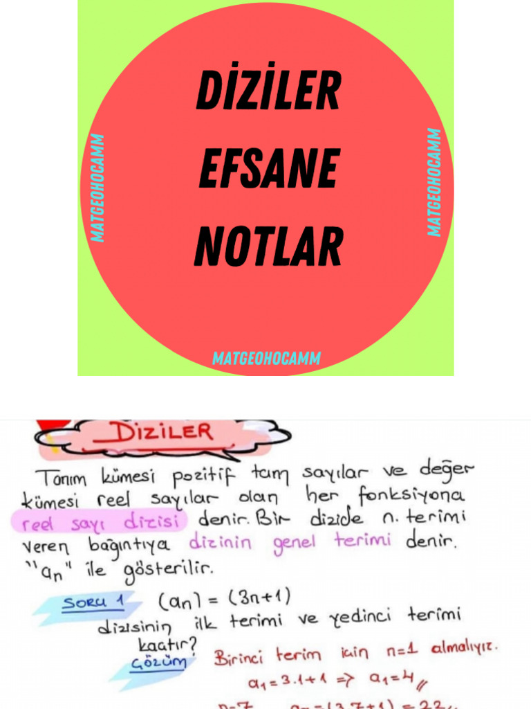 DİZİLER EFSANE NOTLAR | PDF