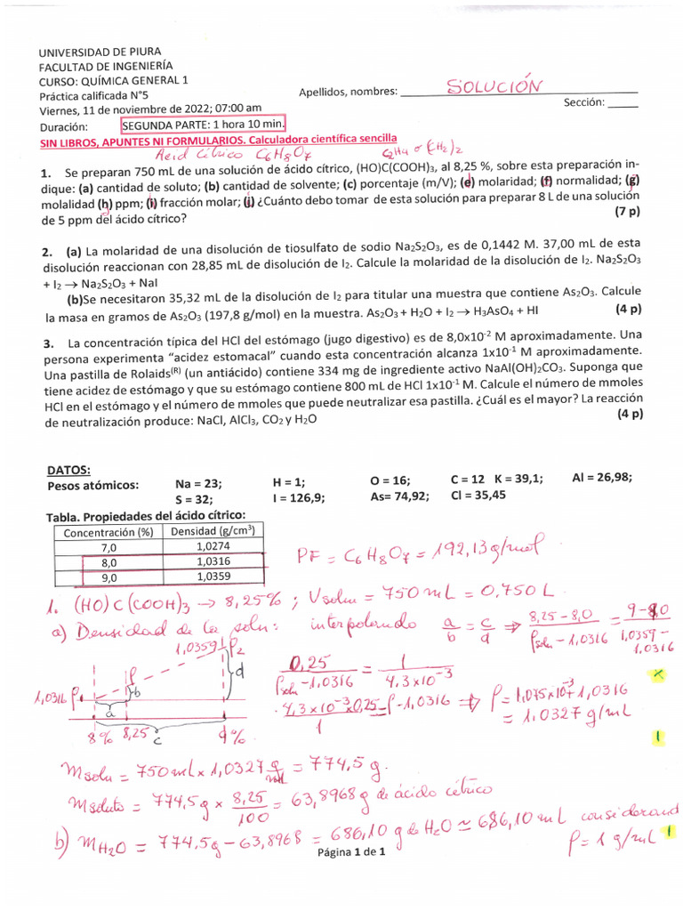 QG1_2022-II_ Pr5_2ª parte_Problemas-soln | PDF