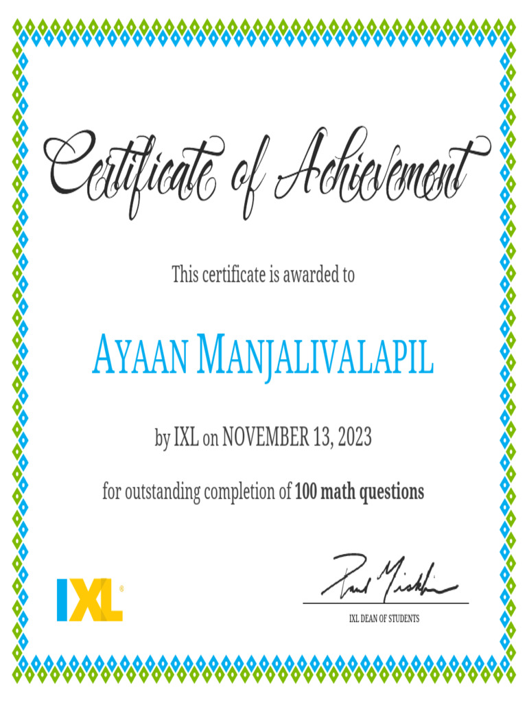 100 Math Questions | PDF