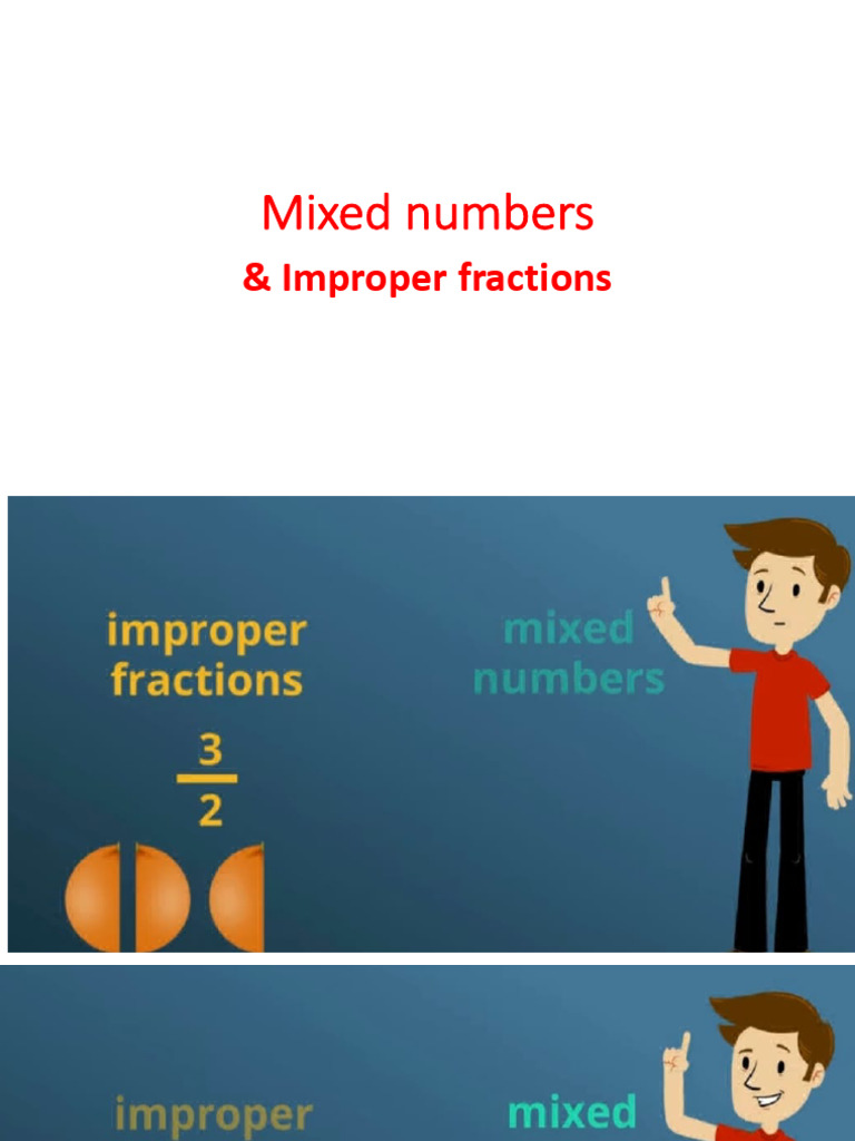 mixed number & improper fraction | PDF