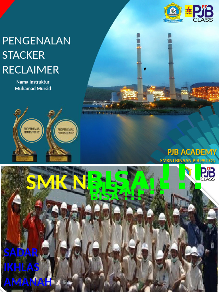 Pengenalan Stacker Reclaimer - PPTX SMKNJ 2019 | PDF