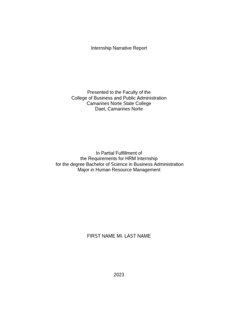 OJT-REPORT-FORMAT-2023 | PDF