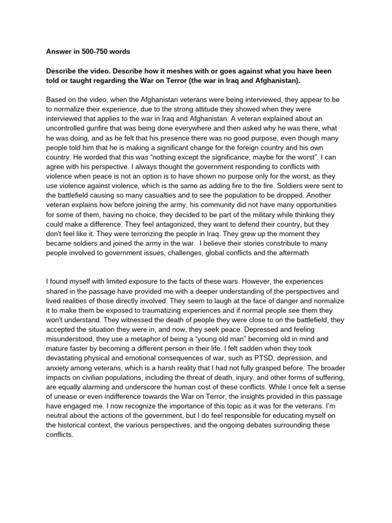 Week 14 assignment | PDF | Psychological Trauma | Psychology
