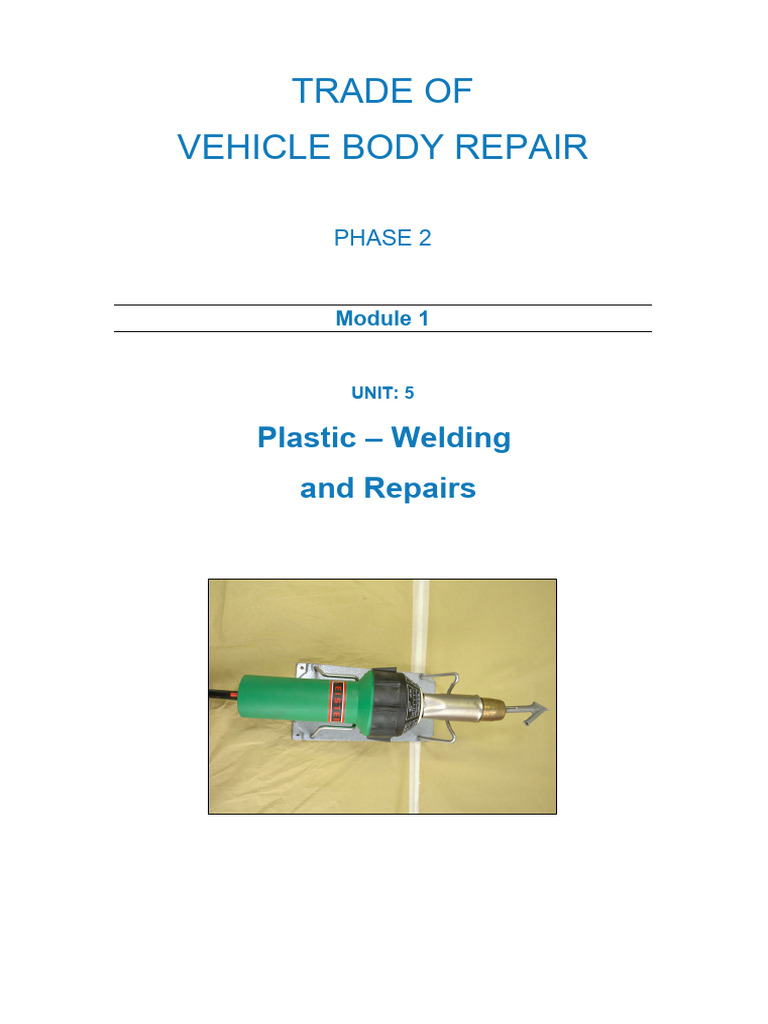 Plastic - Welding and Repairs | PDF | Welding | Construction