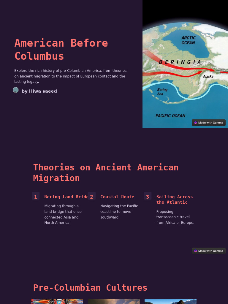 American-Before-Columbus | PDF | Pre Columbian Era | Indigenous Peoples