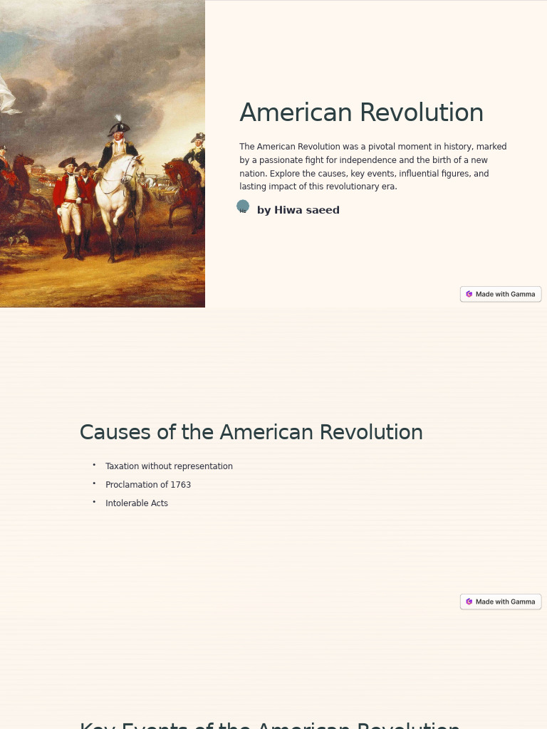 American Revolution Essentials | PDF