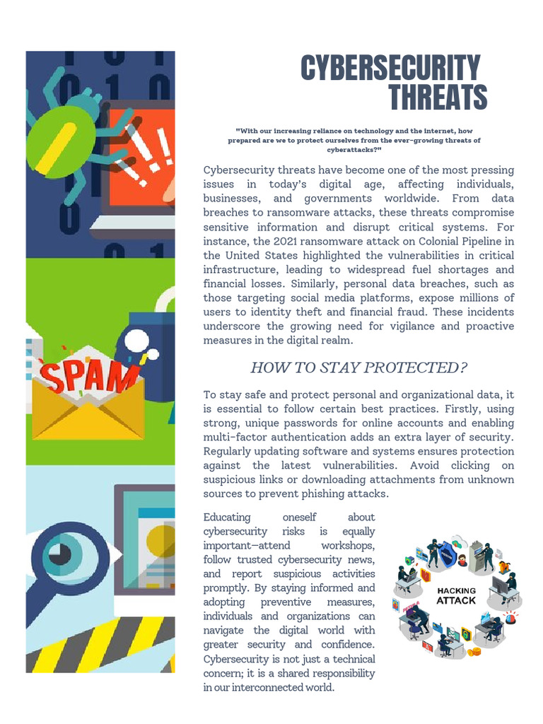 Cybersecurity Threats | PDF