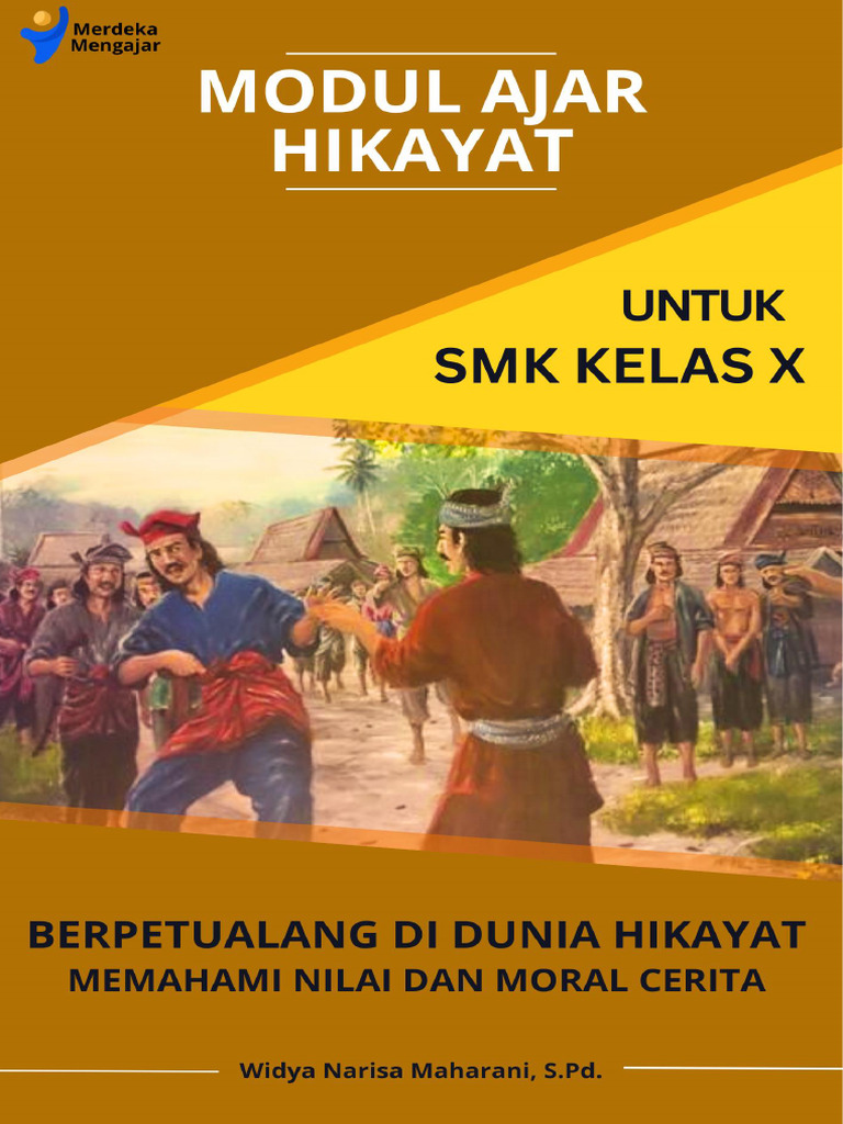 Modul Ajar Hikayat Kelas X Fixxx Banget | PDF