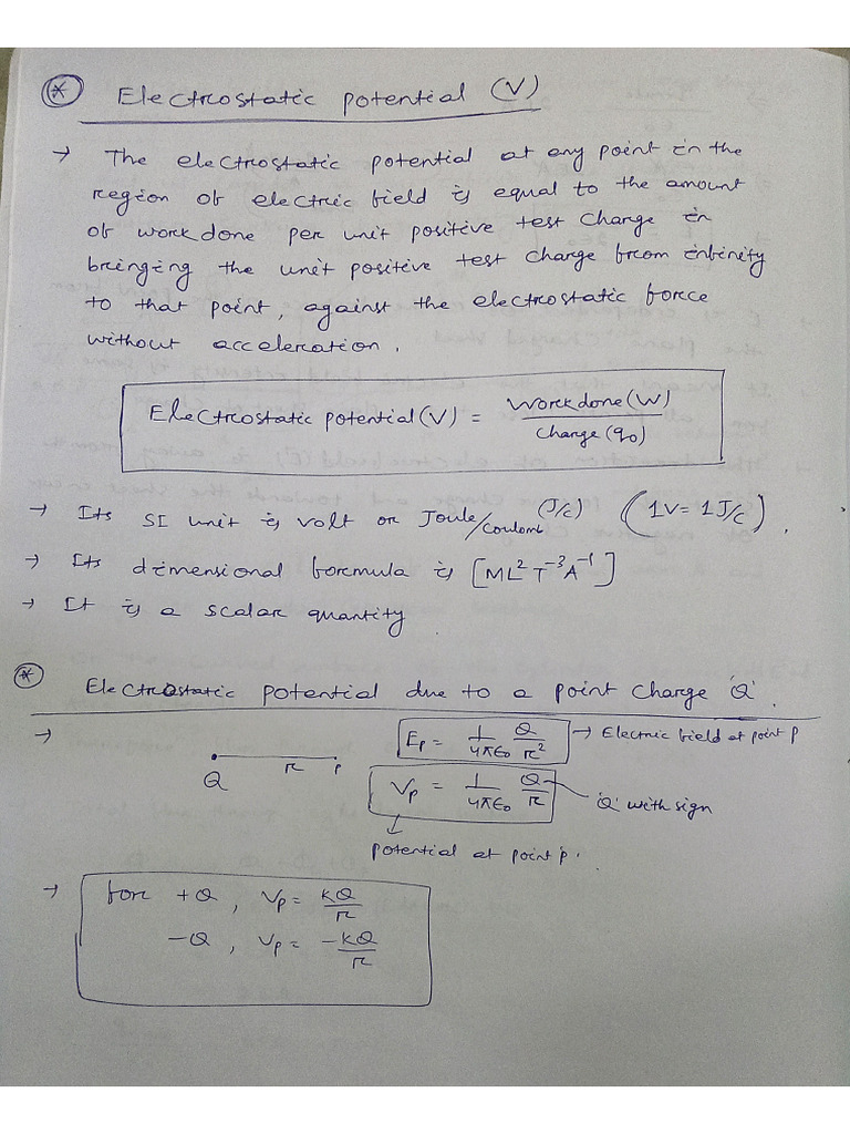 Electrostatic part-2 | PDF